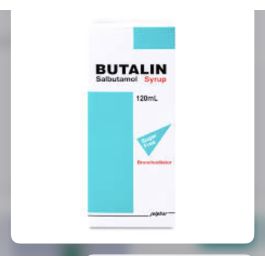 BUTALIN 2 MG/5ML SYRUP 120 ML